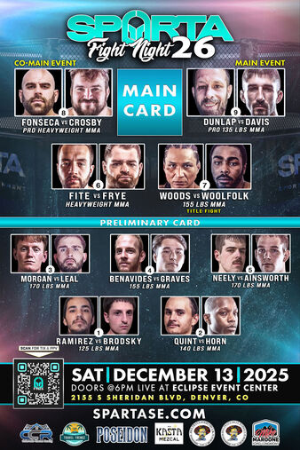 Sterling Woods vs. Tyree Woolfolk, Sparta Fight Night 26 | MMA Bout ...