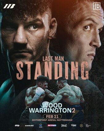 Joe Howarth vs. Dan Booth, Wood vs. Warrington II | Boxing Bout | Tapology
