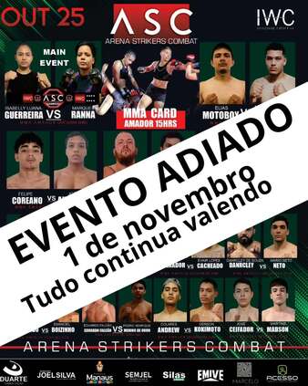 Vírgilio Ailton vs. Alisson Ribeiro, Arena Strikers Combat | MMA Bout | Tapology