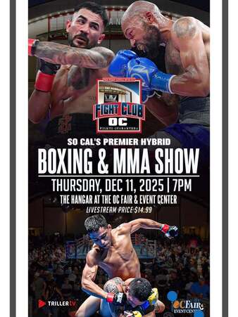 Fight Club OC | Boxing & MMA Event | Tapology