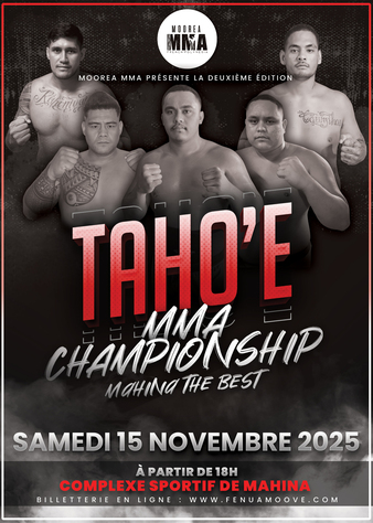 Marurai Ah Scha vs. Arirau Bellais, Taho'e MMA Championship 2 | MMA ...