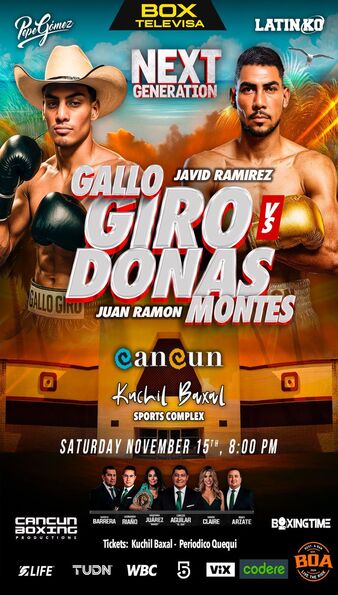 Erick Gongora vs. Cristian Balam, Next Generation | Boxing Bout | Tapology