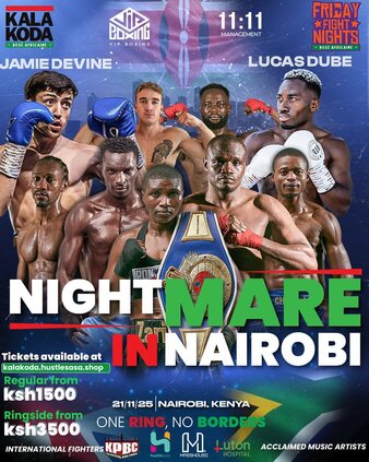 Fatuma Zarika vs. Halima Vunjabei, Nightmare in Nairobi | Boxing Bout ...