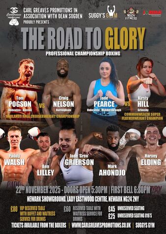 Jade Pearce vs. Kirsty Hill, The Road to Glory | Boxing Bout | Tapology