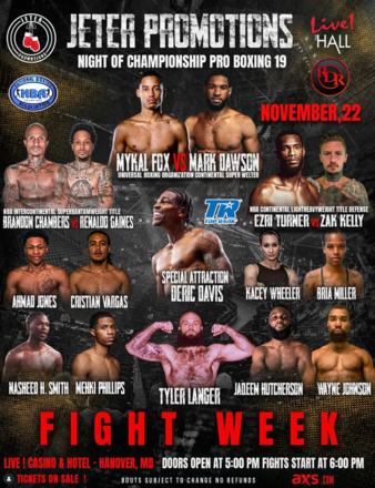 Deric Davis vs. Kaylyn Alfred, Turner vs. Kelly | Boxing Bout | Tapology