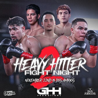 Conrado Martinez vs. Oliver Huerta Ruiz, Heavy Hitters Fight Night 2 ...