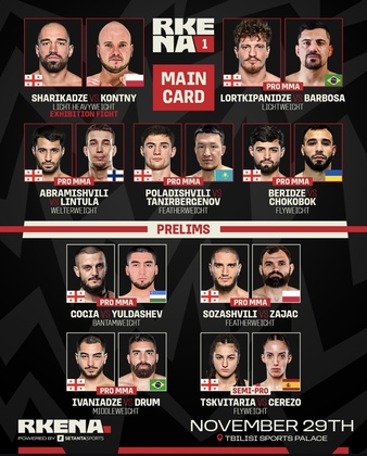 Patryk Kontny vs. Merab Sharikadze, Rkena FC 1 | MMA Bout | Tapology