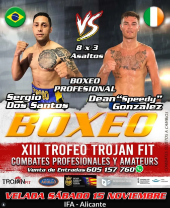 Dean Furlong vs. Sergio Dos Santos Carvalho, Boxeo | Boxing Bout | Tapology