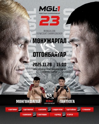Davaajav Batsukh vs. Enkhbayar Amartuvshin, MGL-1 FC 23 | MMA Bout ...