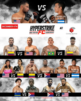 Dorian Ramos vs. Darwin Luna Ortez, Hyperstrike FC 2 | MMA Bout | Tapology