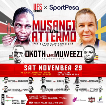 Teddy Murimi vs. Brian Otieno, Musangi vs. Attermo | Boxing Bout | Tapology