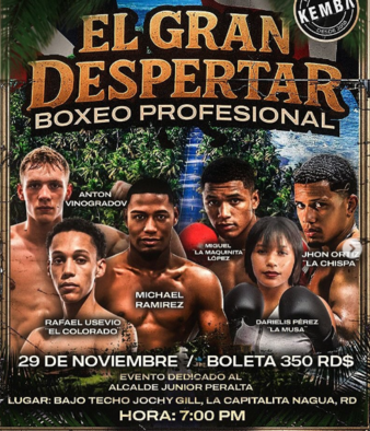 Julio Florentino vs. David Dabel, El Gran Despertar | Boxing Bout ...