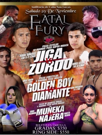 Eden Aguirre vs. Yaretzi Najera, Fatal Fury | Boxing Bout | Tapology