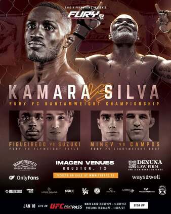 Fury FC 113: Kamara vs. Silva | MMA Event | Tapology