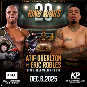 Muhammad Robinson vs. Larry Fryers, Ring Wars XX | Boxing Bout | Tapology