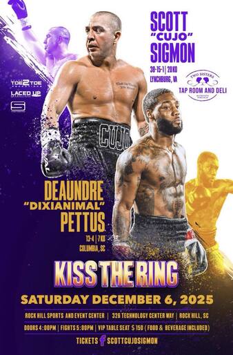 Tony Soto vs. Terry Roscoe, Kiss the Ring | Boxing Bout | Tapology