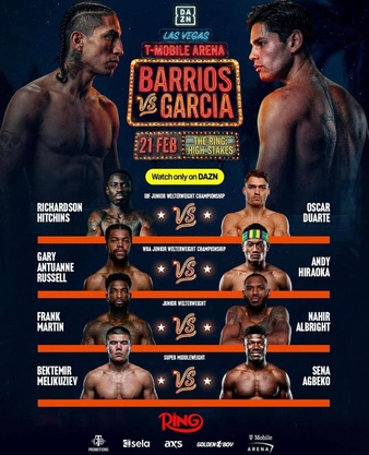 Mario Barrios vs. Ryan Garcia, Barrios vs. Garcia | Boxing Bout | Tapology