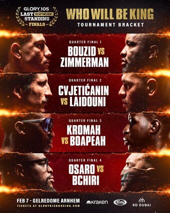 Glory 105 | Kickboxing Event | Tapology