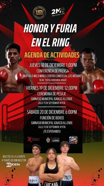 Sergio Santana De Luna vs. Alejandro Moreno, Honor y Furia en el Ring ...