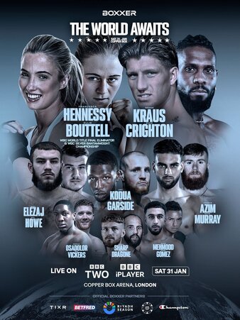 Francesca Hennessy vs. Ellie Bouttell, Hennessy vs. Bouttell | Boxing ...