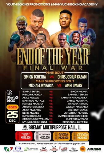 End of the Year Final War | Boxing Event | Tapology