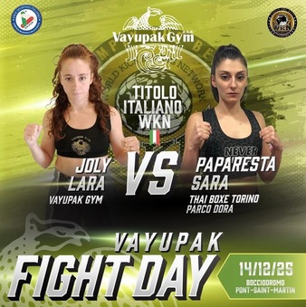 Sara Paparesta vs. Lara Joly, Vayupak Fight Night | Muay Thai Bout ...