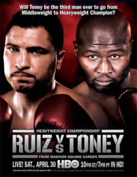 Luis Alberto Perez vs. Luis Bolano, Ruiz vs. Toney | Boxing Bout | Tapology