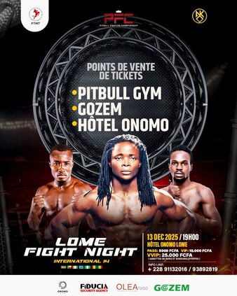 Miezan Prince vs. Sodiq Mohammed, Lome Fight Night International 14 ...
