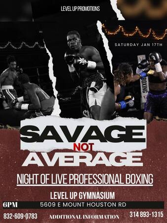 Charles Adams Jr vs. Latrezz Wanzo, Savage Not Average | Boxing Bout ...
