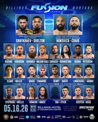 Fusion Fight League | MMA & Boxing Event | Tapology