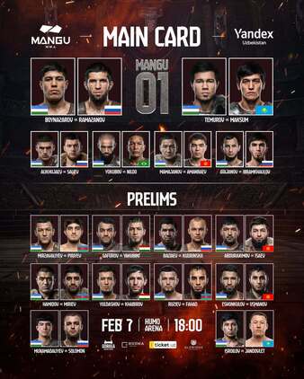 Mangu Professional League 1: Boynazarov vs. Ramazanov | MMA & Grappling ...