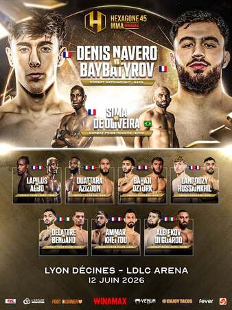 Paul Denis Navero vs. Anzor Baybatyrov, Hexagone MMA 45 | MMA Bout ...