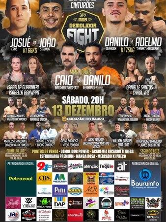 Caio Machado vs. Tom Santos, Demolidor Fight 24 | MMA Bout | Tapology