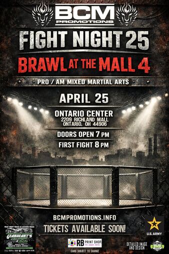 BCM Fight Night 25: Brawl at the Mall 4 | MMA Event | Tapology