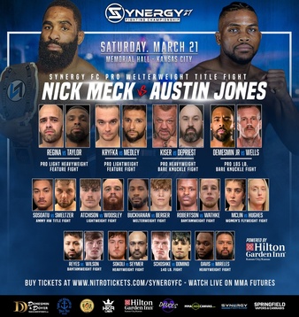 Synergy FC 27: Kansas City Fight Night | MMA & Kickboxing Event | Tapology
