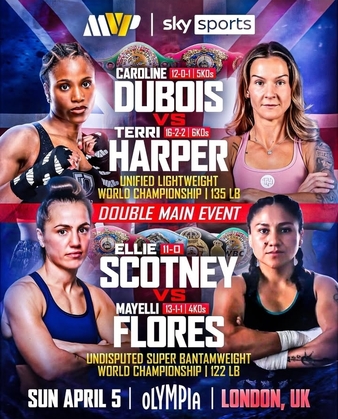 Ellie Scotney vs. Mayelli Flores, Dubois vs. Harper | Boxing Bout ...