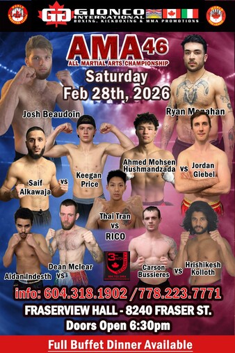 AMA 46 | Kickboxing & MMA Event | Tapology