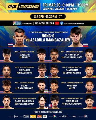 Nabil Anane vs. Rambolek Tor Yotha, ONE Friday Fights 147 | Muay Thai ...