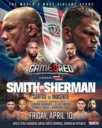 Charles Rosa vs. Jhonasky Sojo, Gamebred Bareknuckle MMA | MMA (Bare ...