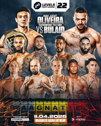 Alain Van De Merckt vs. Well Oliveira, Levels Fight League 22 | MMA ...