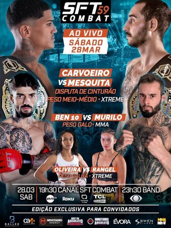 Cris Dantas vs. Diego de Jesus II, SFT 59 | Kickboxing Bout | Tapology