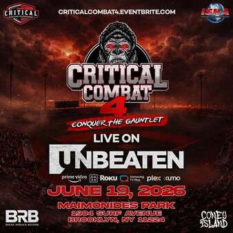 Critical Combat 4: Conquer The Gauntlet | MMA & Kickboxing Event | Tapology