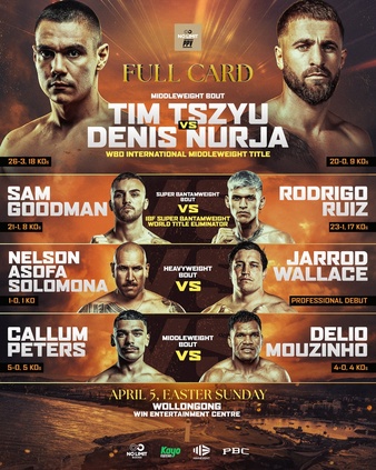 Tszyu vs. Nurja: No Limit On PPV | Boxing Event | Tapology