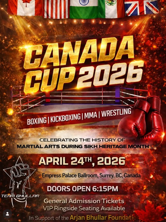 Canada Cup 2026 Kickboxing And Boxing Event Tapology