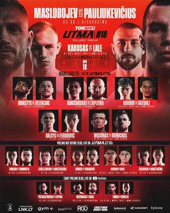 Unique & Talented Martial Artists UTMA | Kickboxing Promoter | Tapology