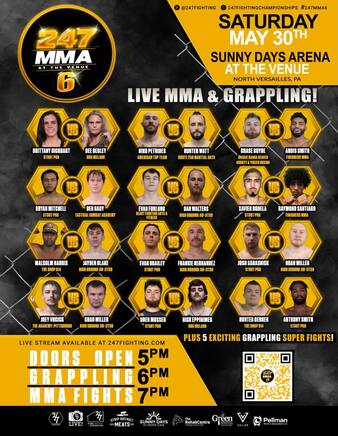 247 MMA at the Venue 6 | MMA Event | Tapology