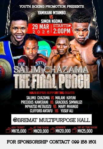 Chifundo Lozani vs. Damiano Mphepo, The Final Punch | Boxing Bout ...