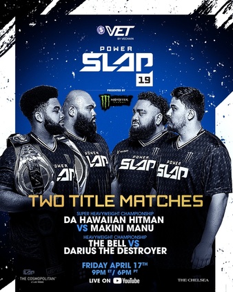 Jake Hager vs. Devin Jenkins, Power Slap 19 | Slap Fighting Bout | Tapology