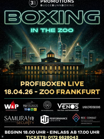 Ayman Oudriss vs. Yurii Nilabovych, Boxing in the Zoo | Boxing Bout ...