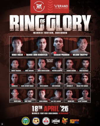 Antonio Uy vs. Eduard Troy Gamalo, Ring of Glory | Boxing Bout | Tapology